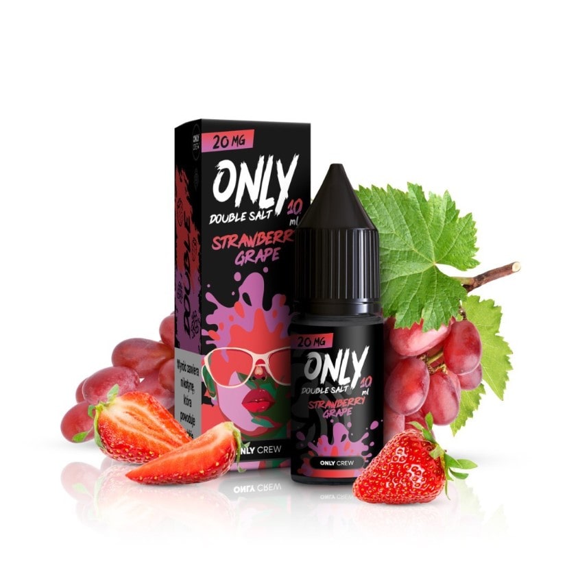 Liquid ONLY Double Salt 10ml 20mg Strawberry Grape - B2B DoctorVape - Hurtownia vape