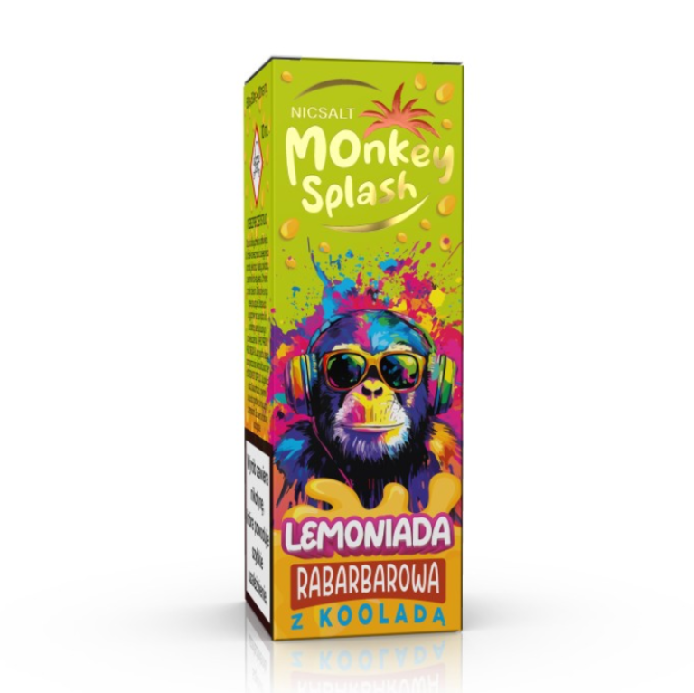 Liquid Monkey Splash 10ml 20mg Lemoniada Rabarbarowa z Kooladą - DRV ...